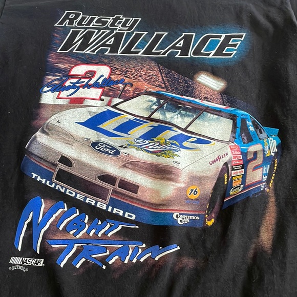 Chase authentic’s | Shirts | Vintage Rusty Wallace Night Train Double ...